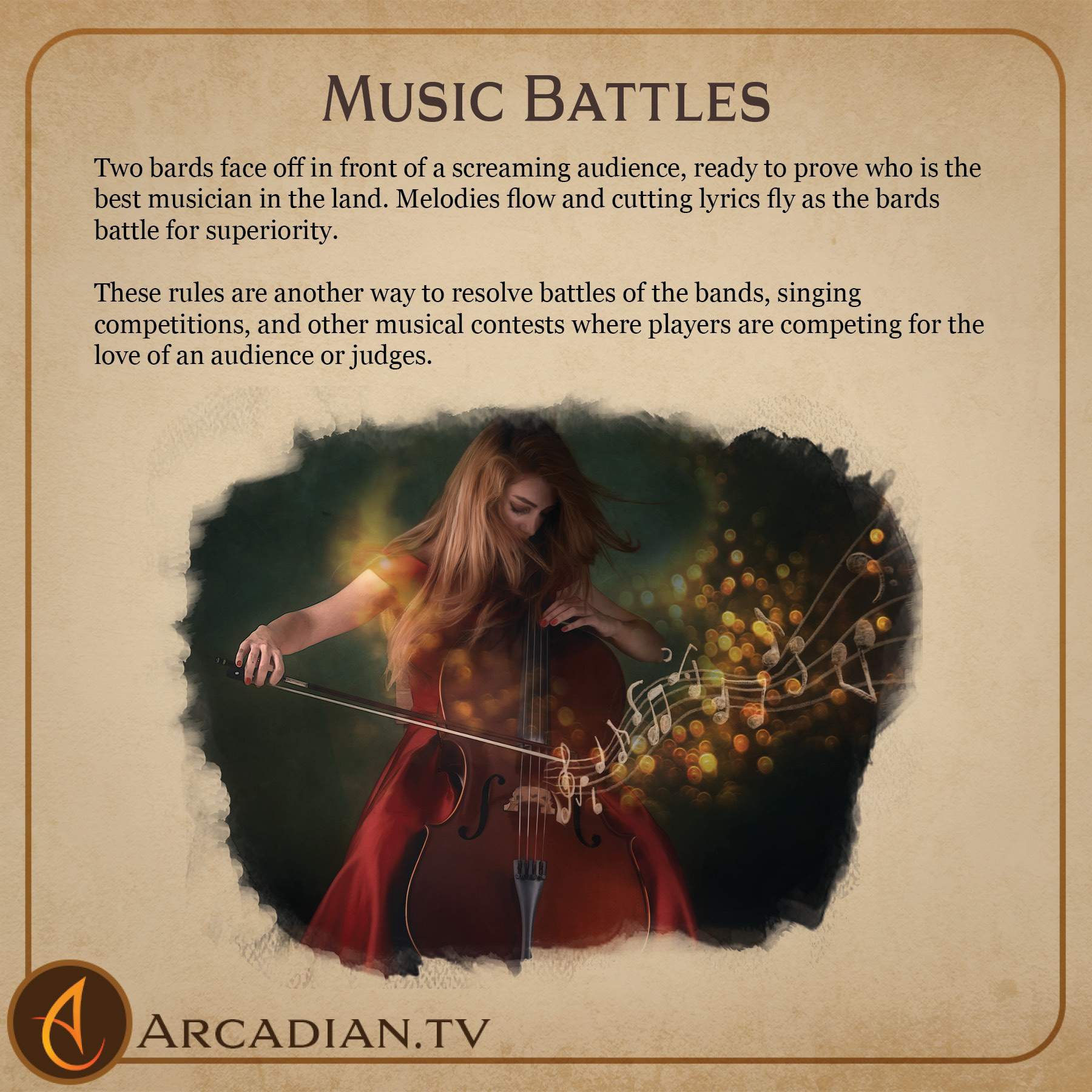 Music Battles – Dungeon Master Resources - Arcadian Media