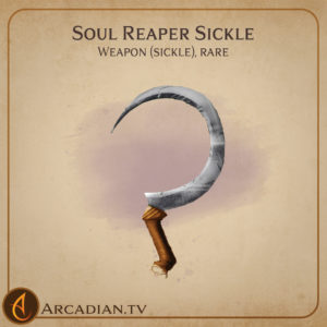 Soul Reaper Sickle – DnD new magic weapon - Arcadian Media