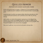 Quilled Armor – magic item for DnD - Arcadian Media