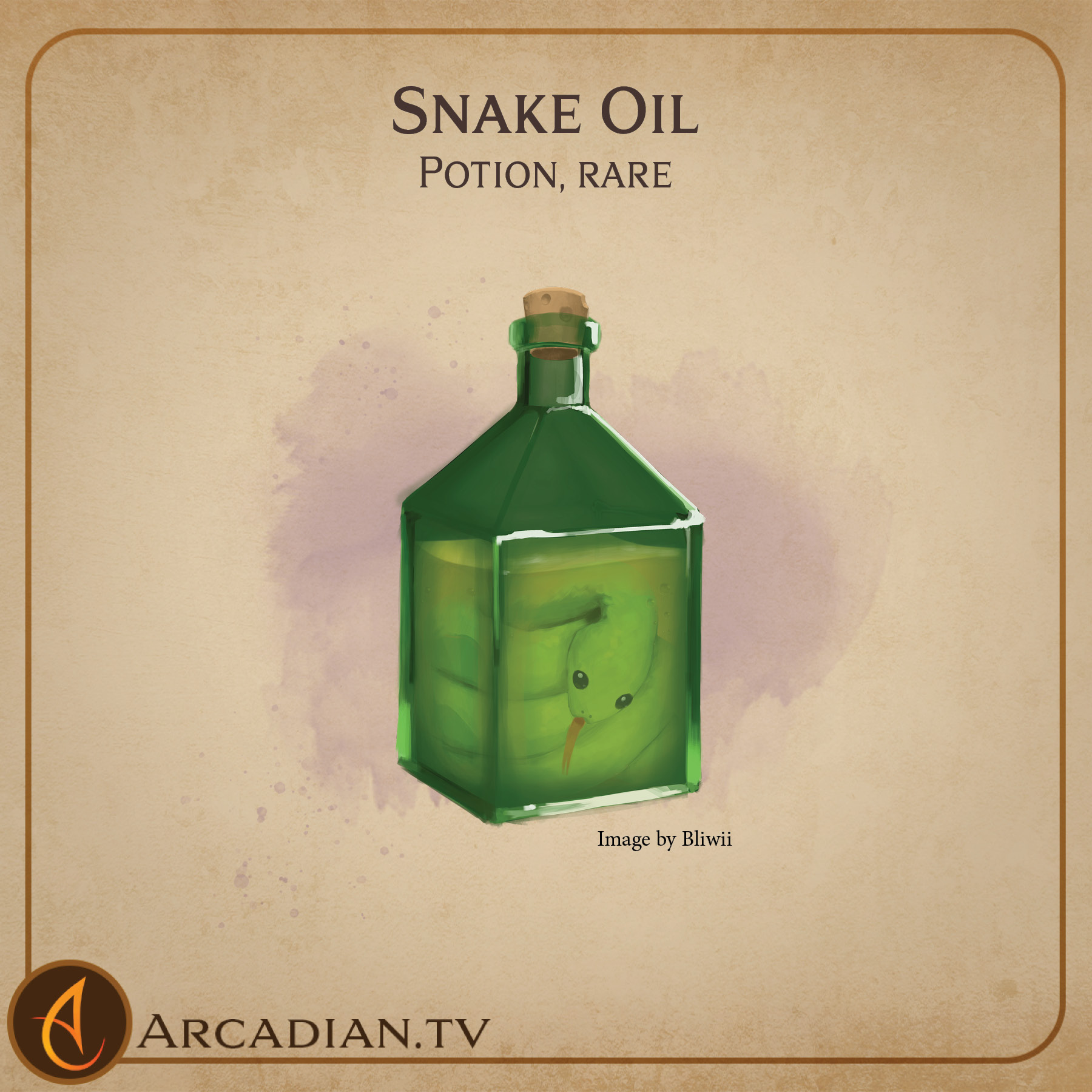 Snake Oil – new magic potion for DnD - Arcadian Media