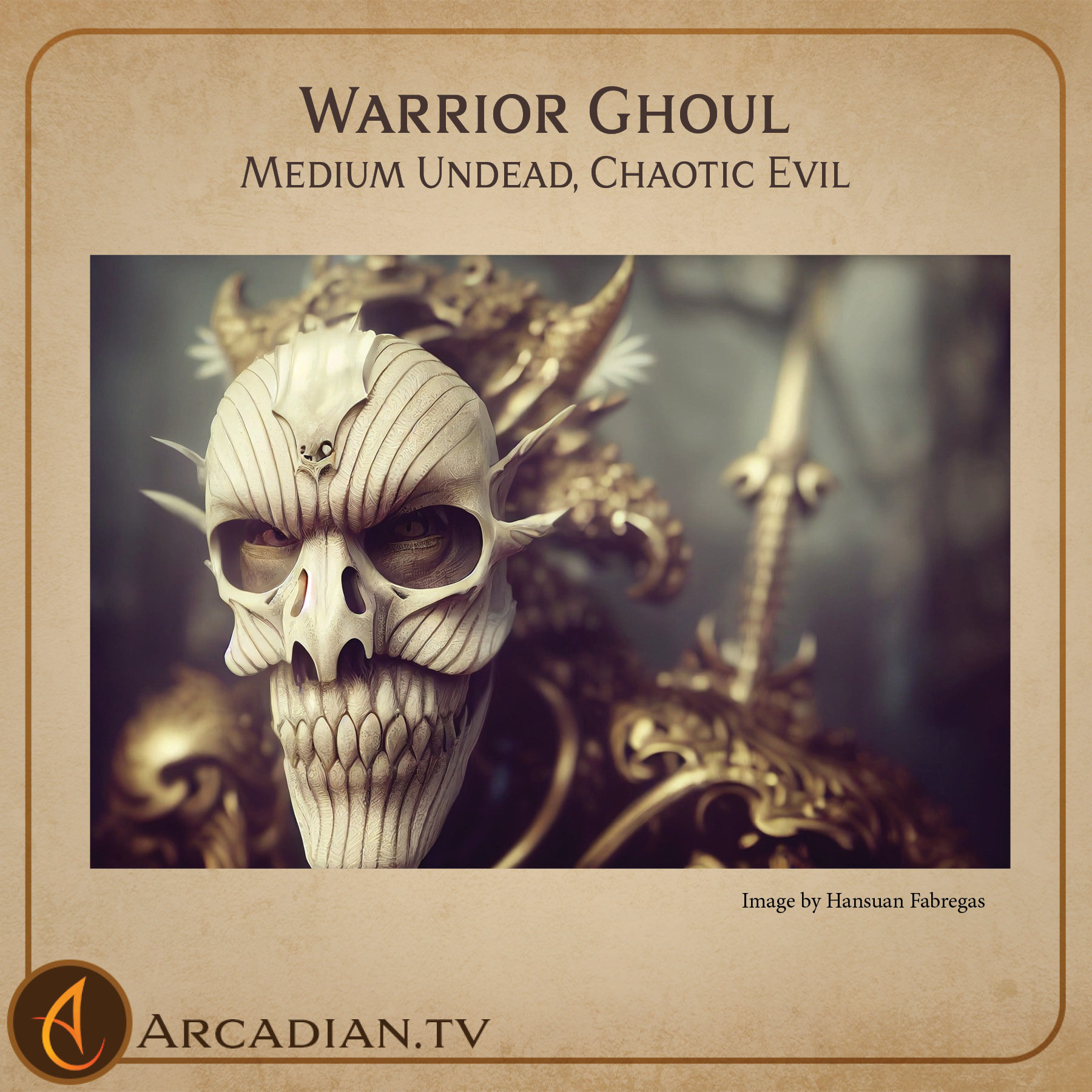 Warrior Ghoul – new DnD undead monster - Arcadian Media