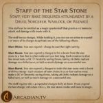 Staff of the Star Stone – DnD magic item - Arcadian Media