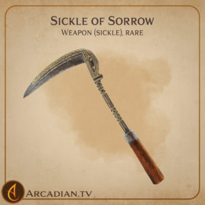 Sickle of Sorrow – new DnD magic weapon - Arcadian Media