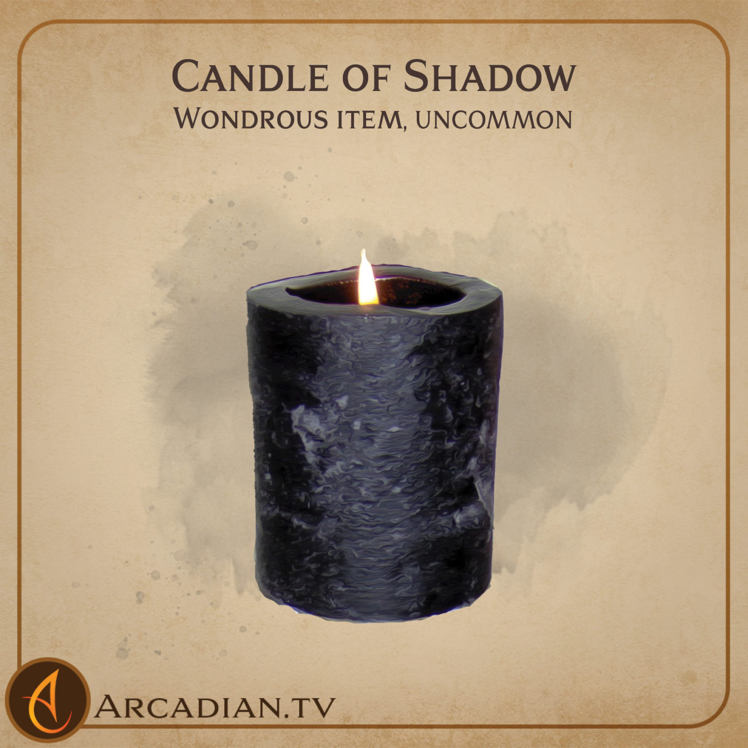 Candle of Shadow – new DnD magic item - Arcadian Media