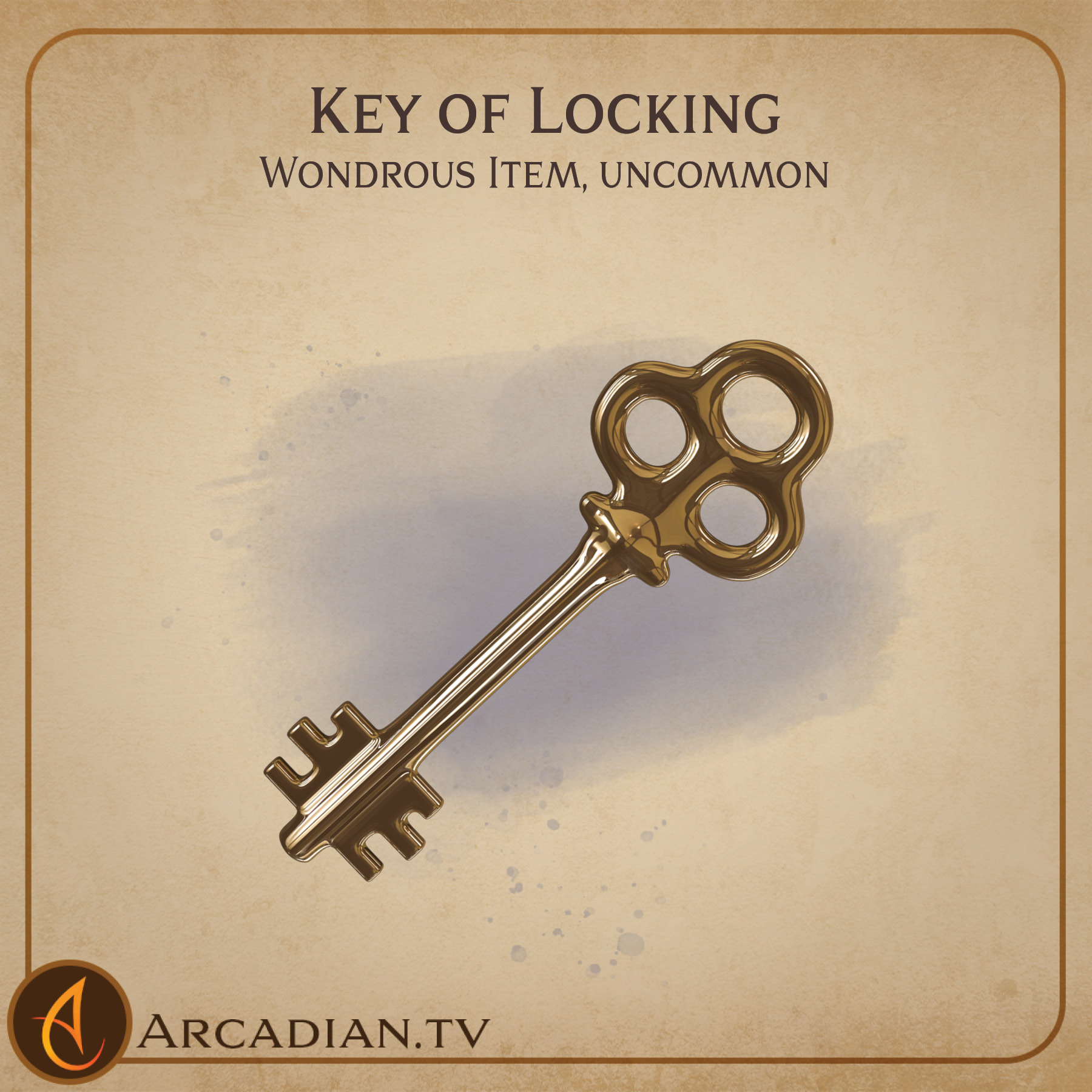 Key of Locking – new DnD magic item - Arcadian Media