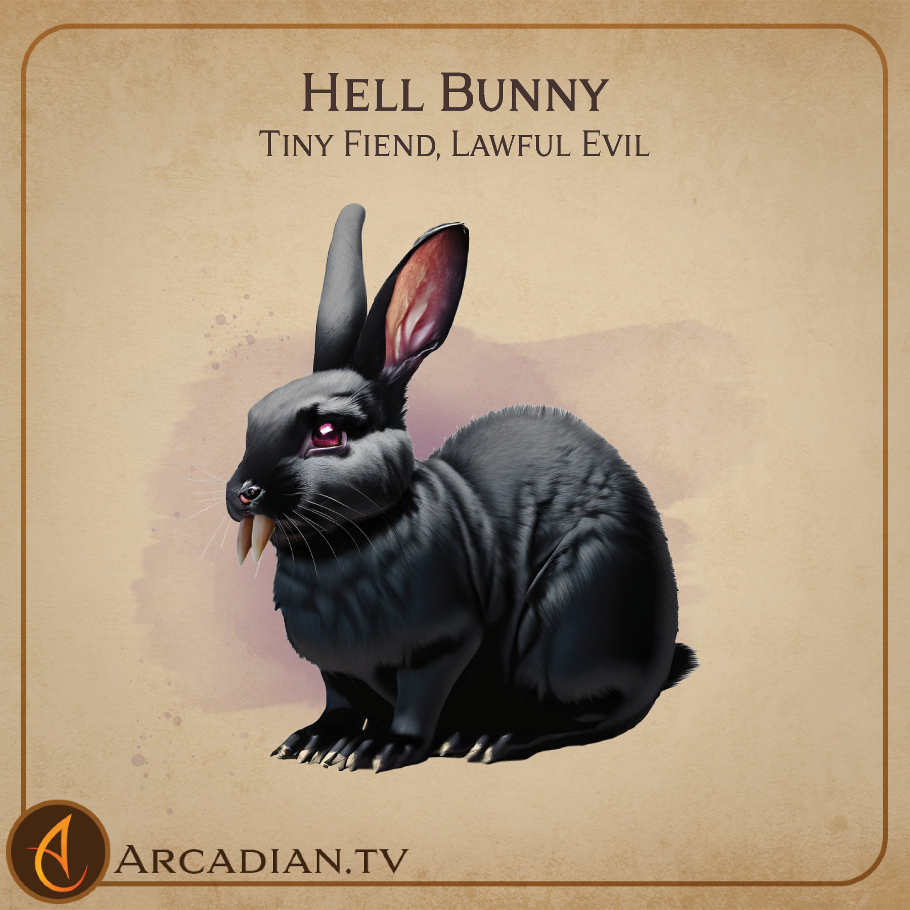 Hell Bunny – Dungeons and Dragons monster - Arcadian Media