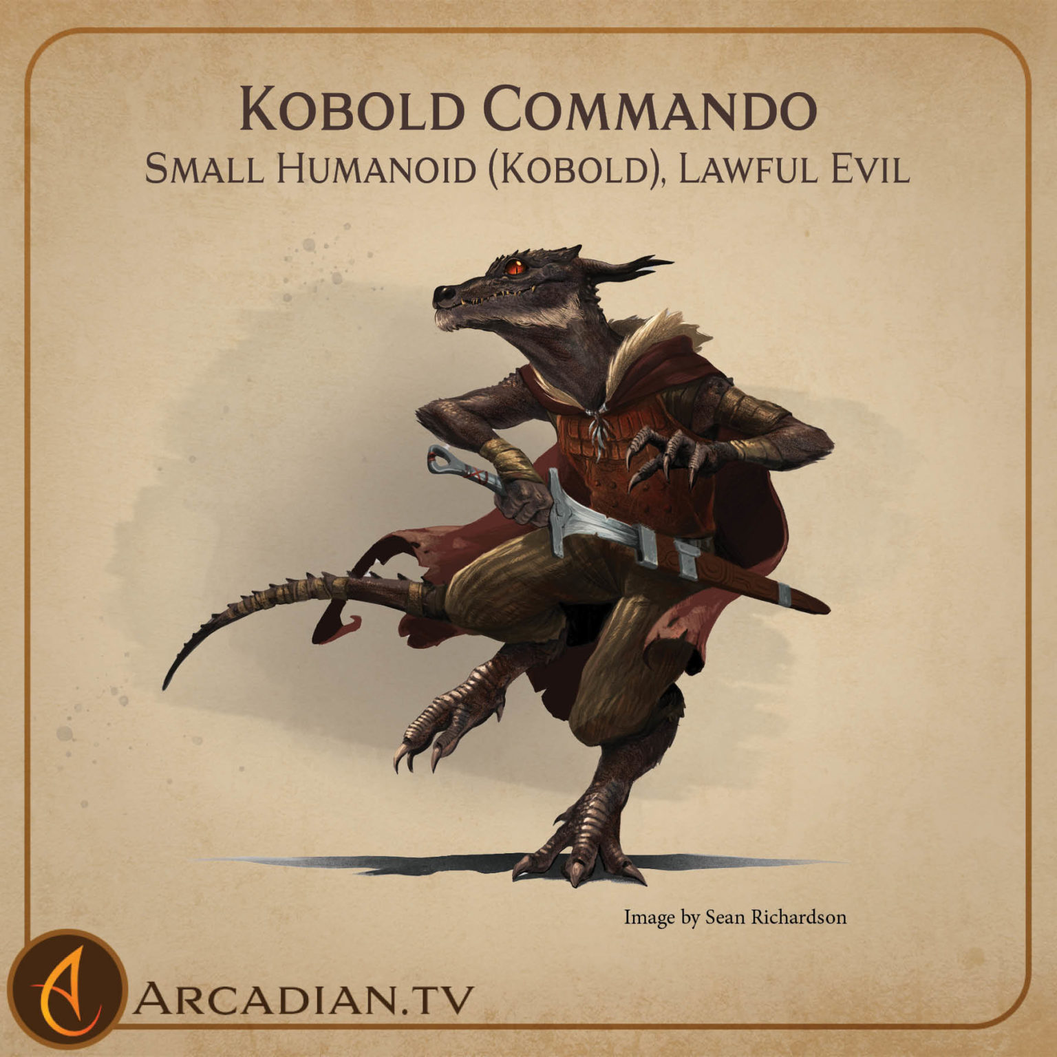 Kobold Commando – new DnD humanoid monster - Arcadian Media