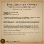 Shieldbreaker Hammer – new DnD magic weapon - Arcadian Media