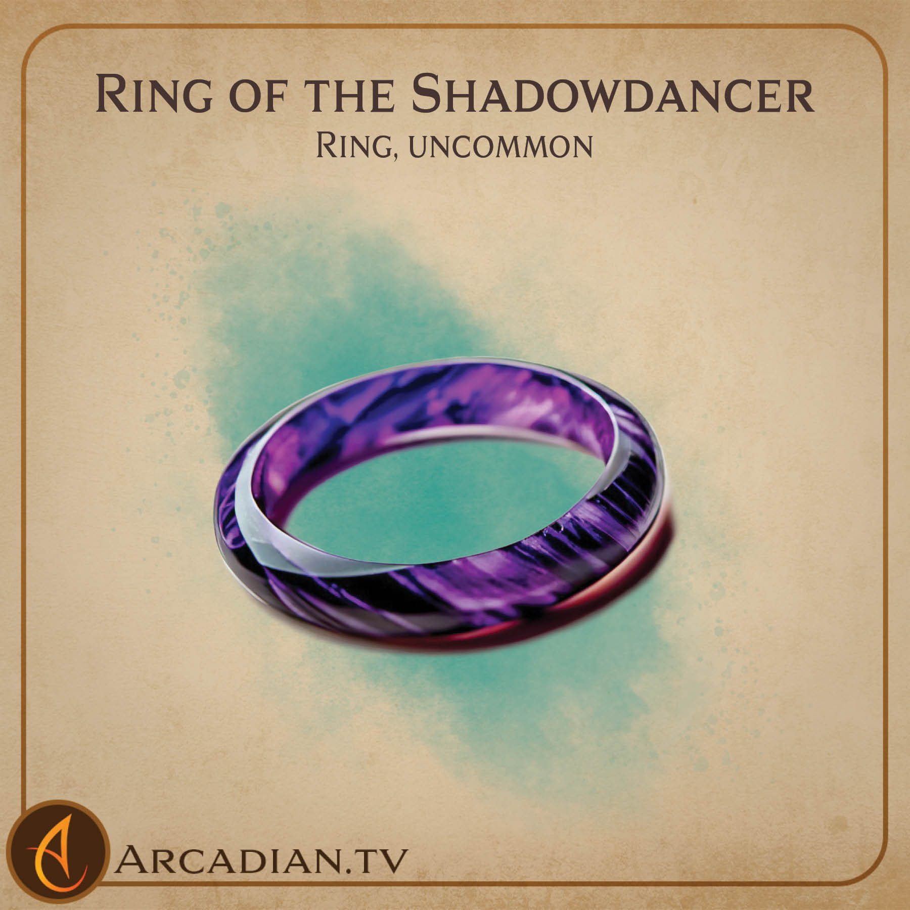 Ring of the Shadowdancer – a DnD magic item - Arcadian Media