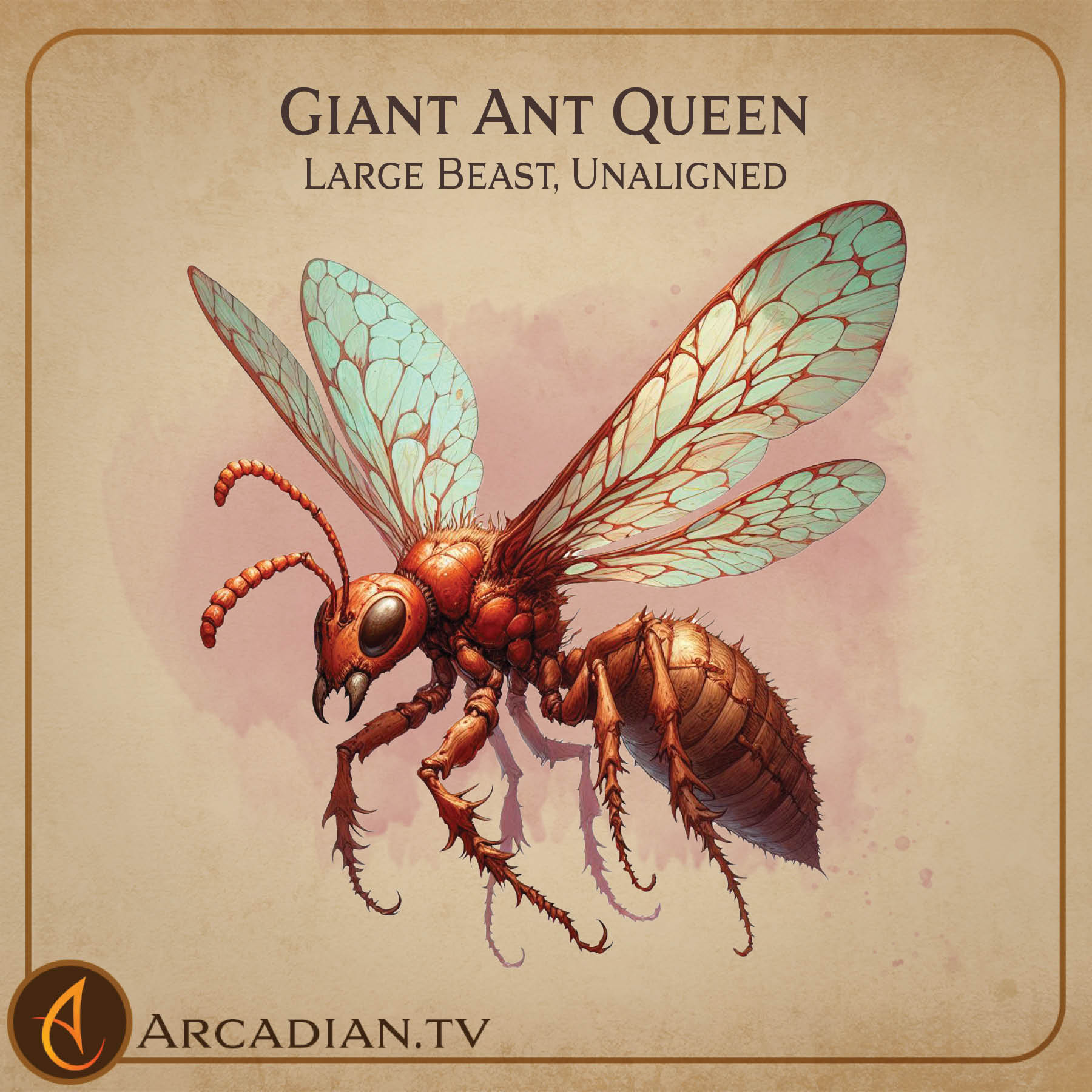 Giant Ant Queen – new DnD monster insect - Arcadian Media