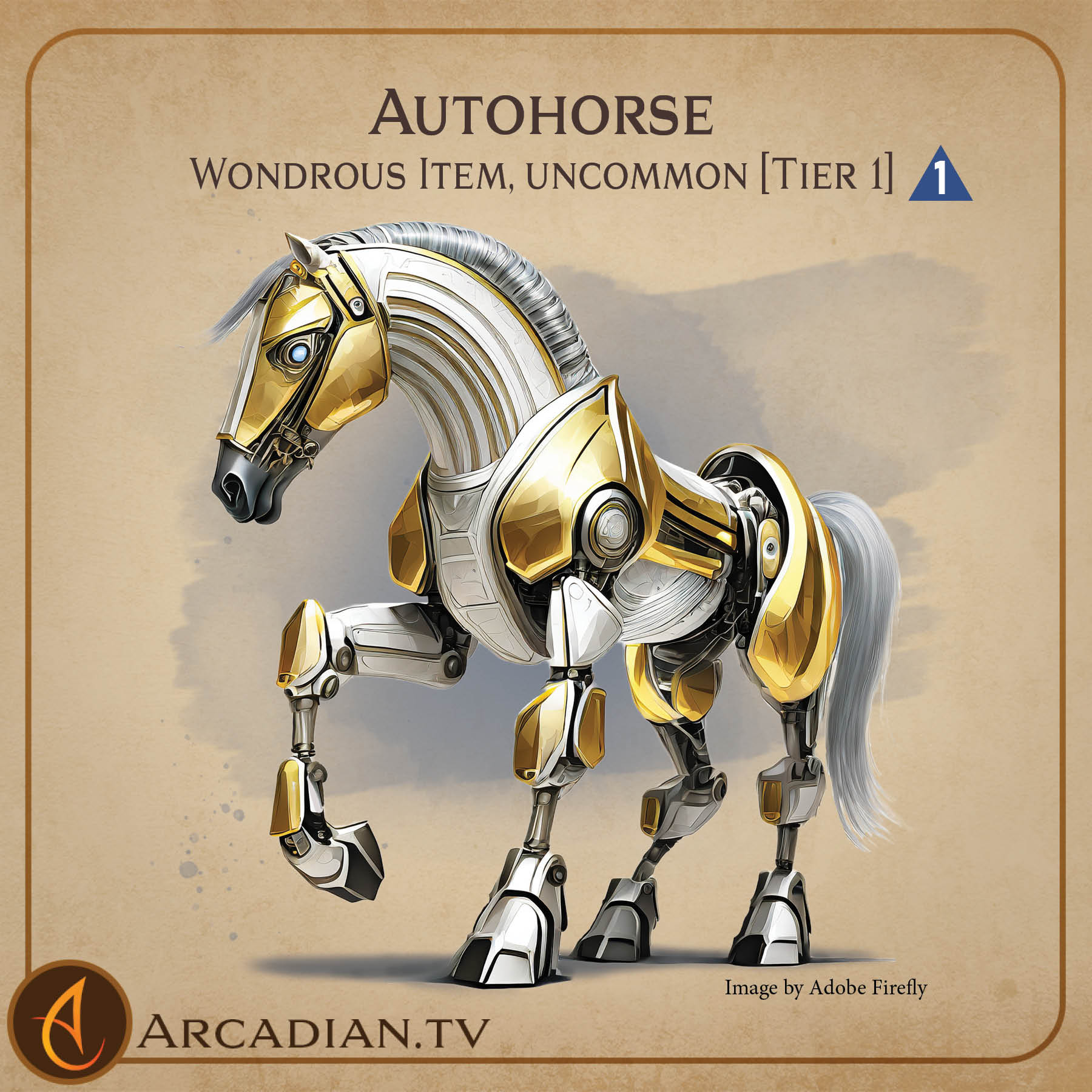 Autohorse – new magic construct for DnD - Arcadian Media