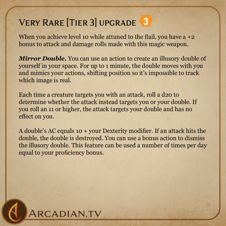 Double Trouble Flail – new DnD magic item - Arcadian Media