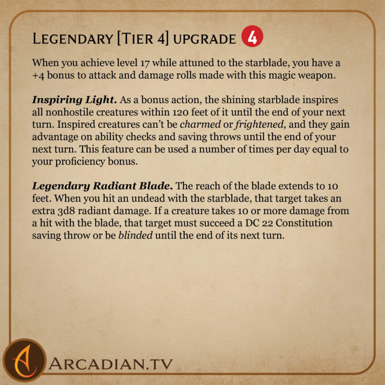 Starblade Rapier – new DnD magic weapon - Arcadian Media