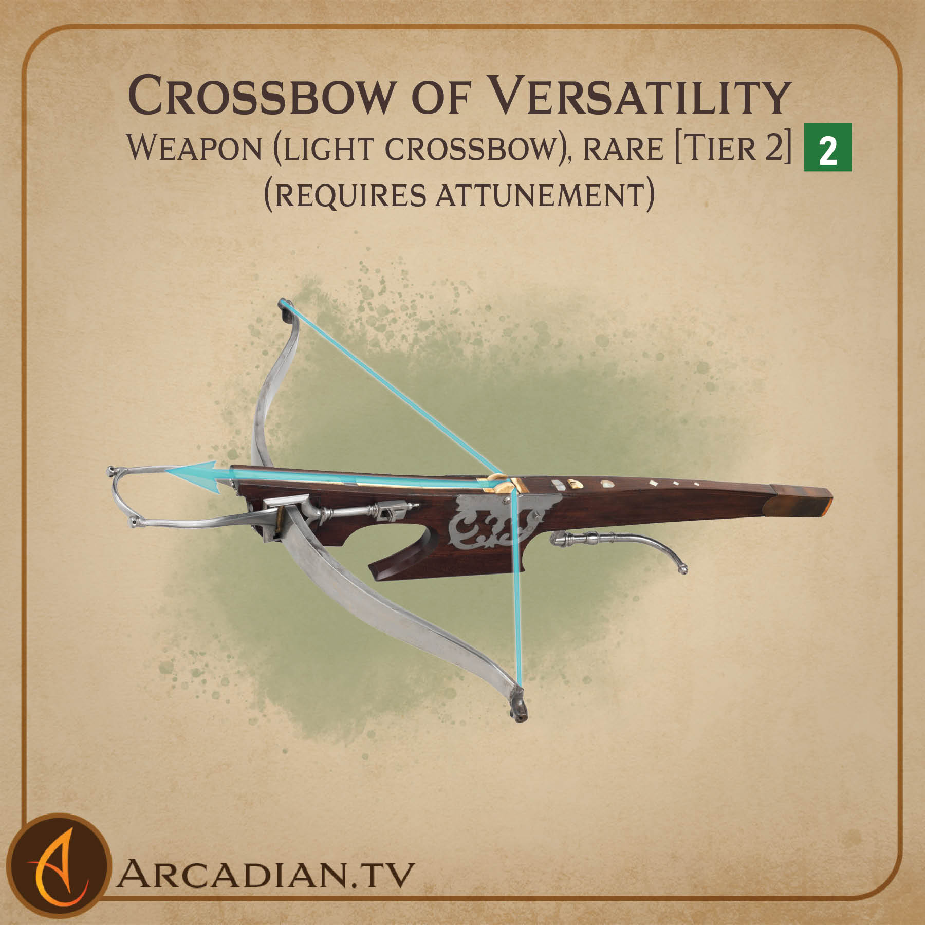 Crossbow of Versatility – DnD magic weapon - Arcadian Media