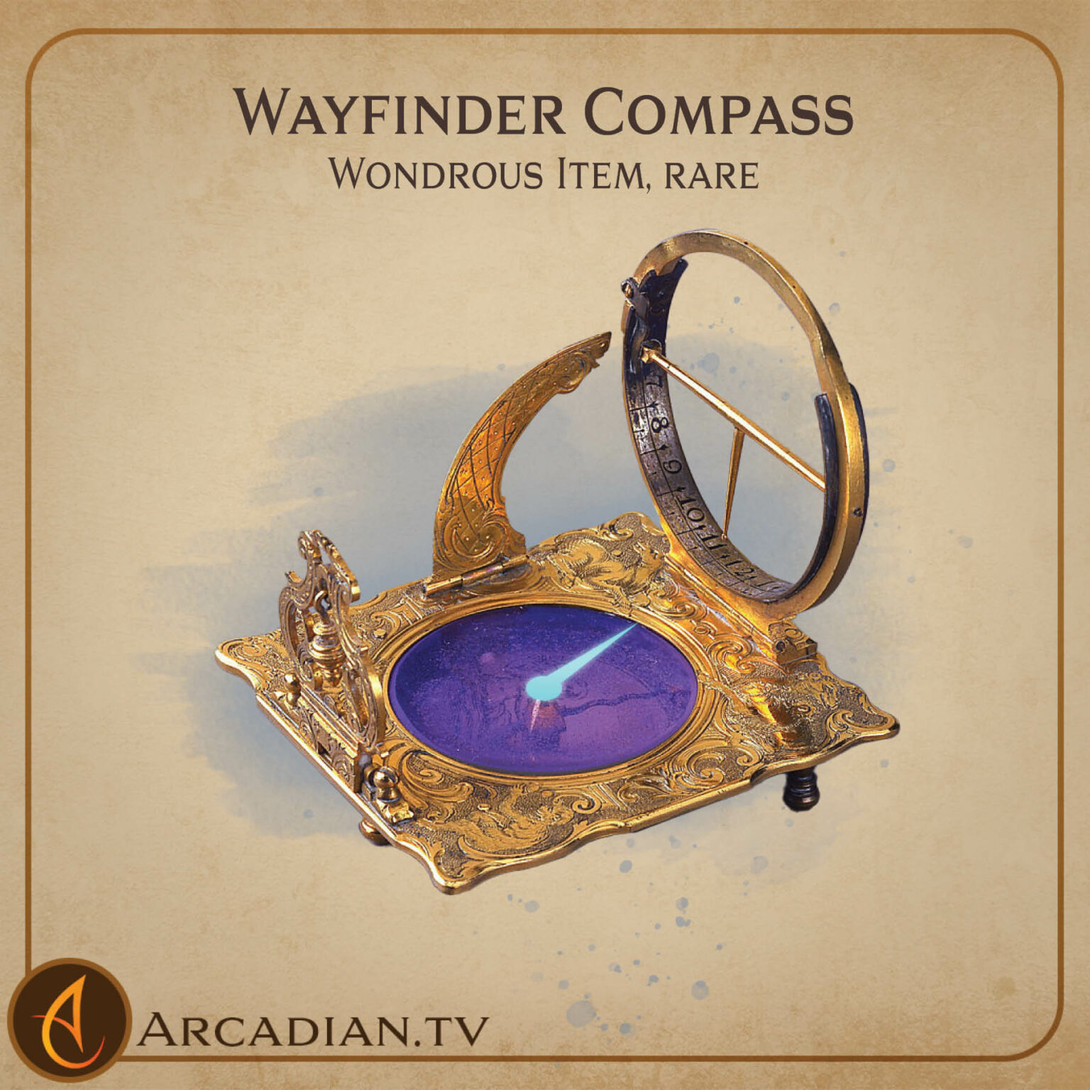 Wayfinder Compass – new DnD magic item - Arcadian Media
