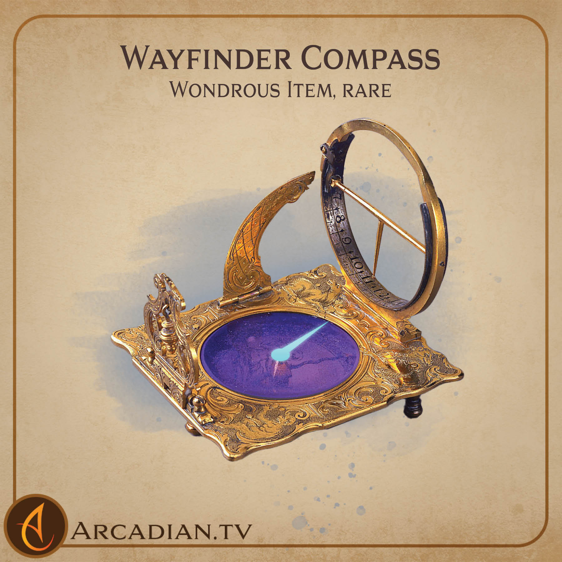 Wayfinder Compass – new DnD magic item - Arcadian Media