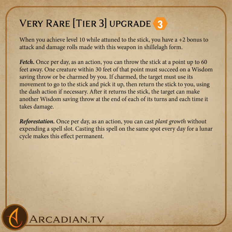 Aria’s Magic Stick – new DnD magic item - Arcadian Media